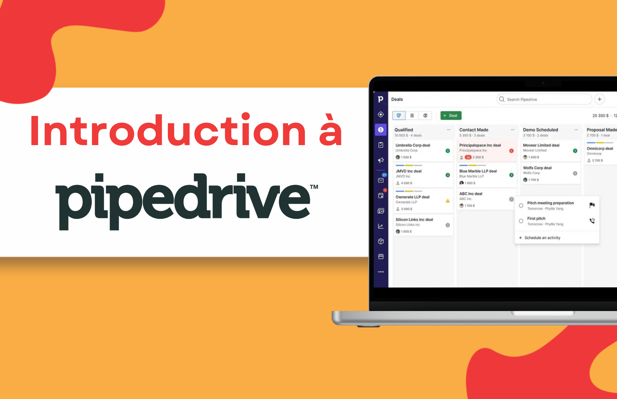Introduction à Pipedrive – Affaires Ketchup